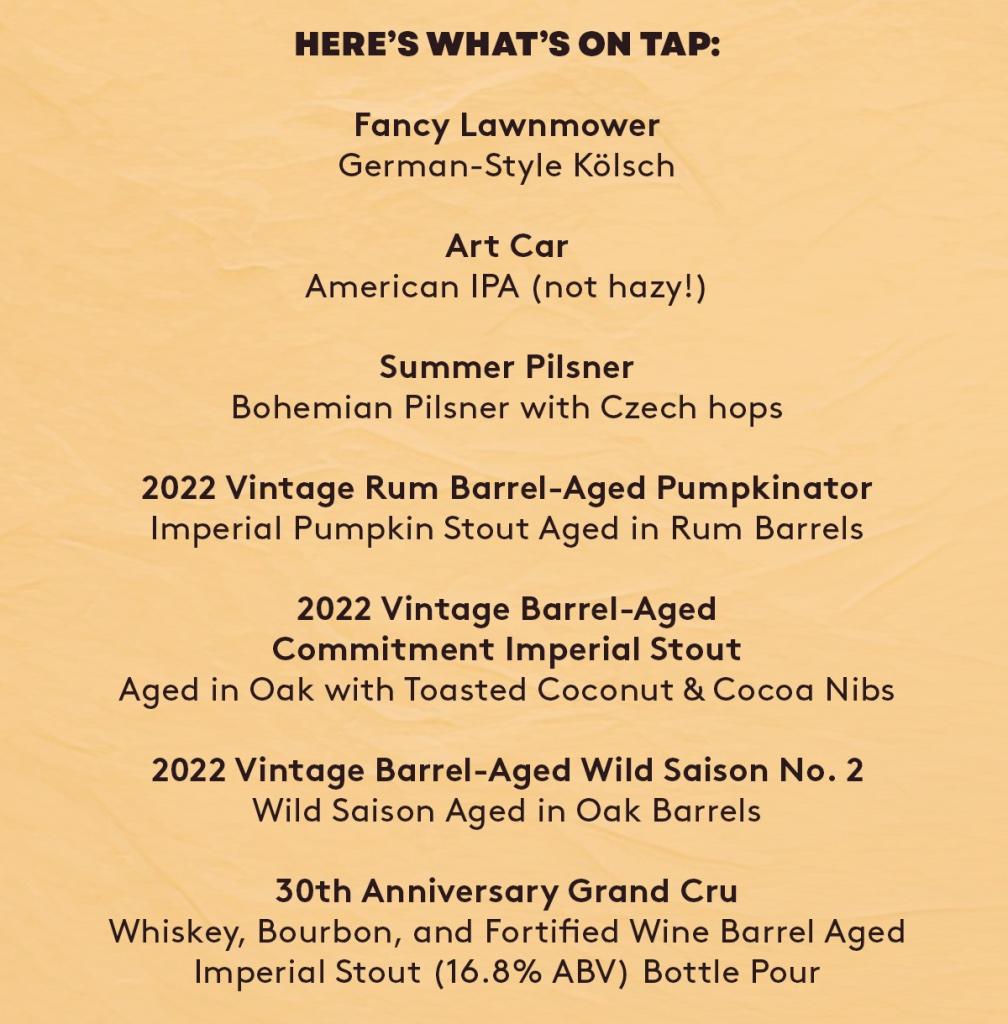 Saint Arnold Brewing Tap Takeover at Cochon Butcher on July 20th